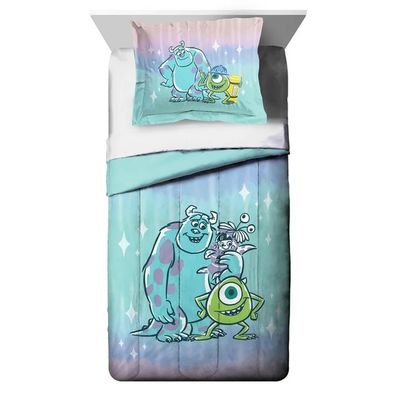Pixar | Bedding | Disney Pixar Monsters Inc Full Comforter Sham Set Boo ...